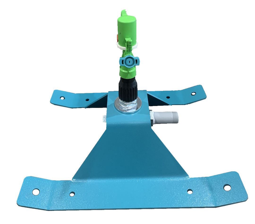 Portable DuCaR Atom 15 FC Low Flow Sprinkler with Skid Base