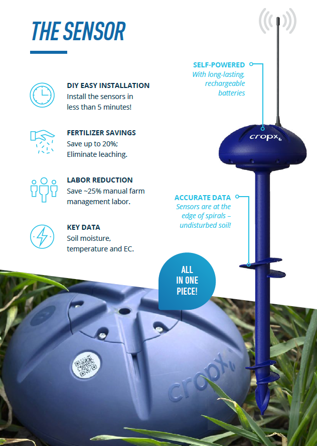 CropX Soil Moisture Sensor