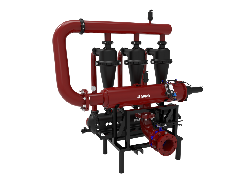 Aytok Portable Manual Metal Filter with Hydrocyclone Pre-Filter